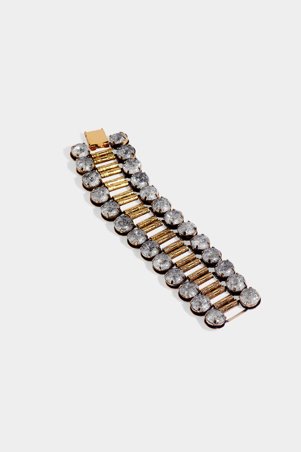 Volans Stone Framed Ladder Chain Bracelet - Nicole Romano